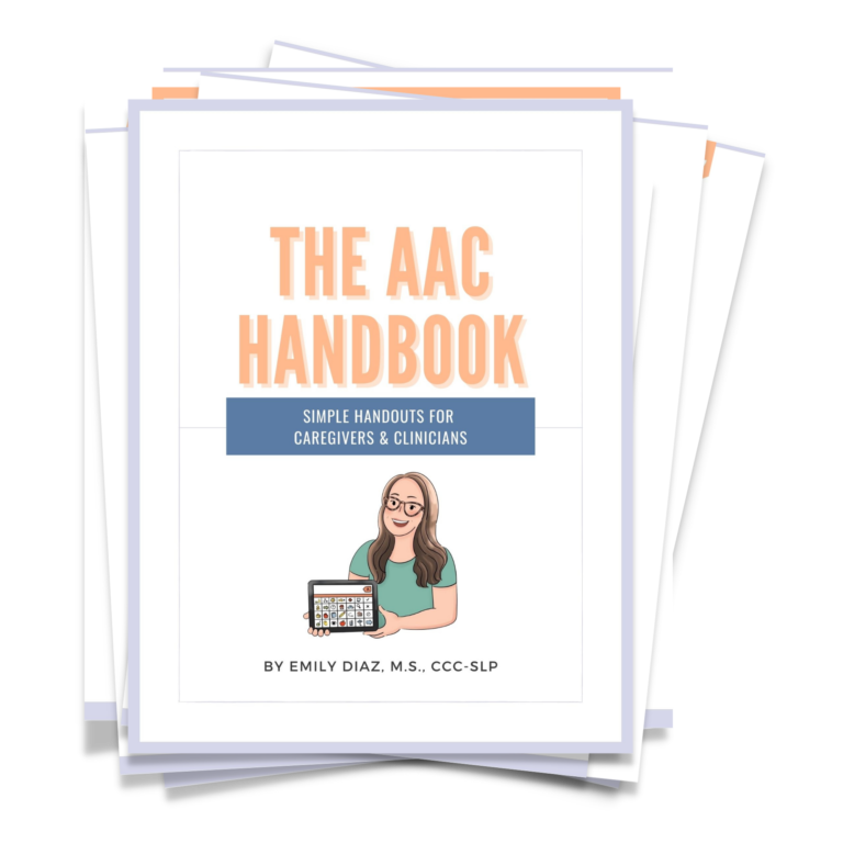 Get The AAC Handbook – Emily Diaz, SLP. | AAC Speech Therapist