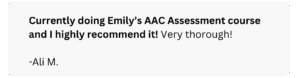 The AAC Assessment Hub – Emily Diaz, SLP. | AAC Speech Therapist
